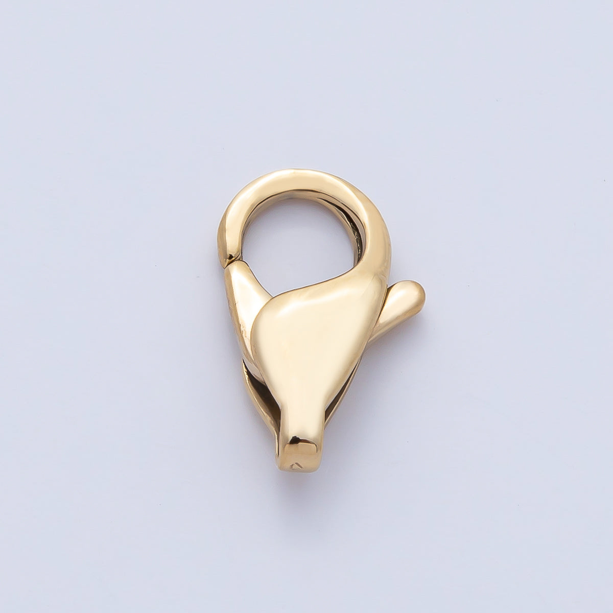 Stainless Steel 15.5mm Minimalist Rectangular Lobster Claw Closure Fin ...